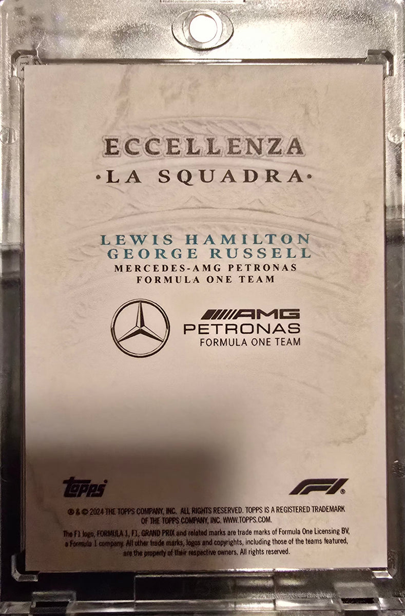 Topps Eccellenza 2024 Mercedes Benz AMG F1 Driver Card (Lewis Hamilton ...
